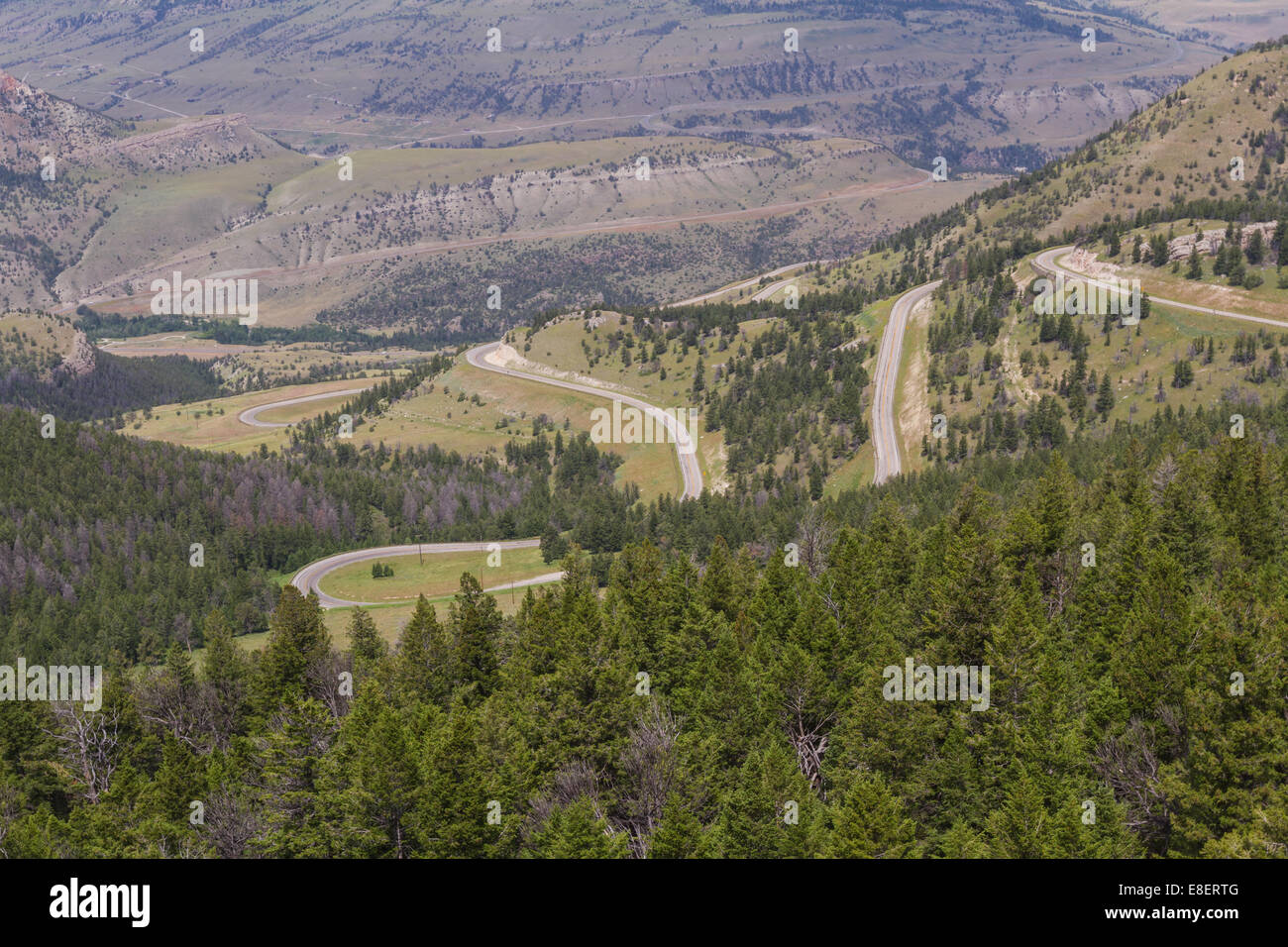Long and curvy road hi-res stock photography and images - Alamy