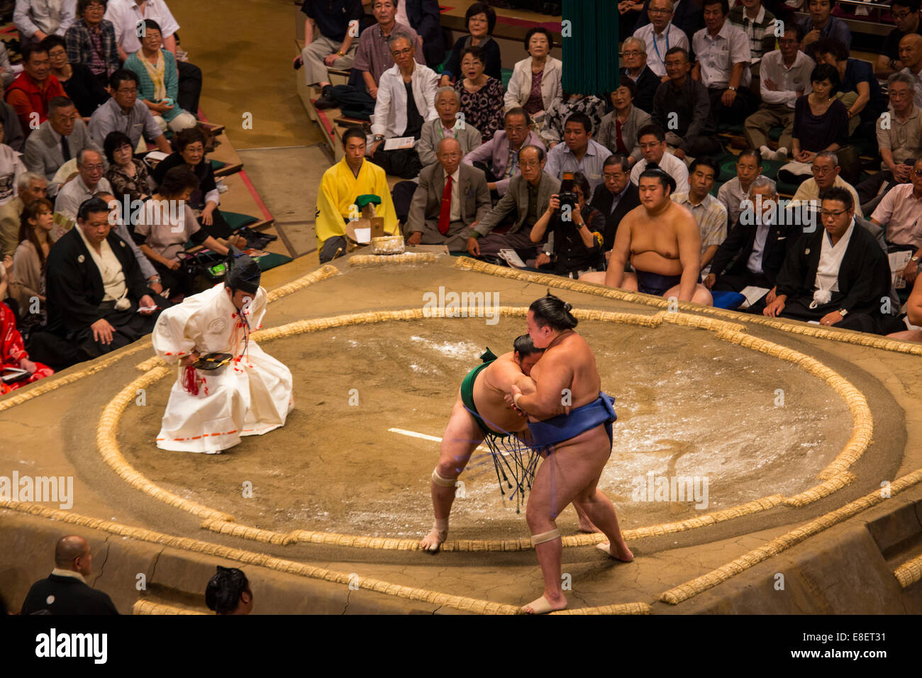 Grand Sumo Tournament, Tokyo, Japan Stock Photo - Alamy