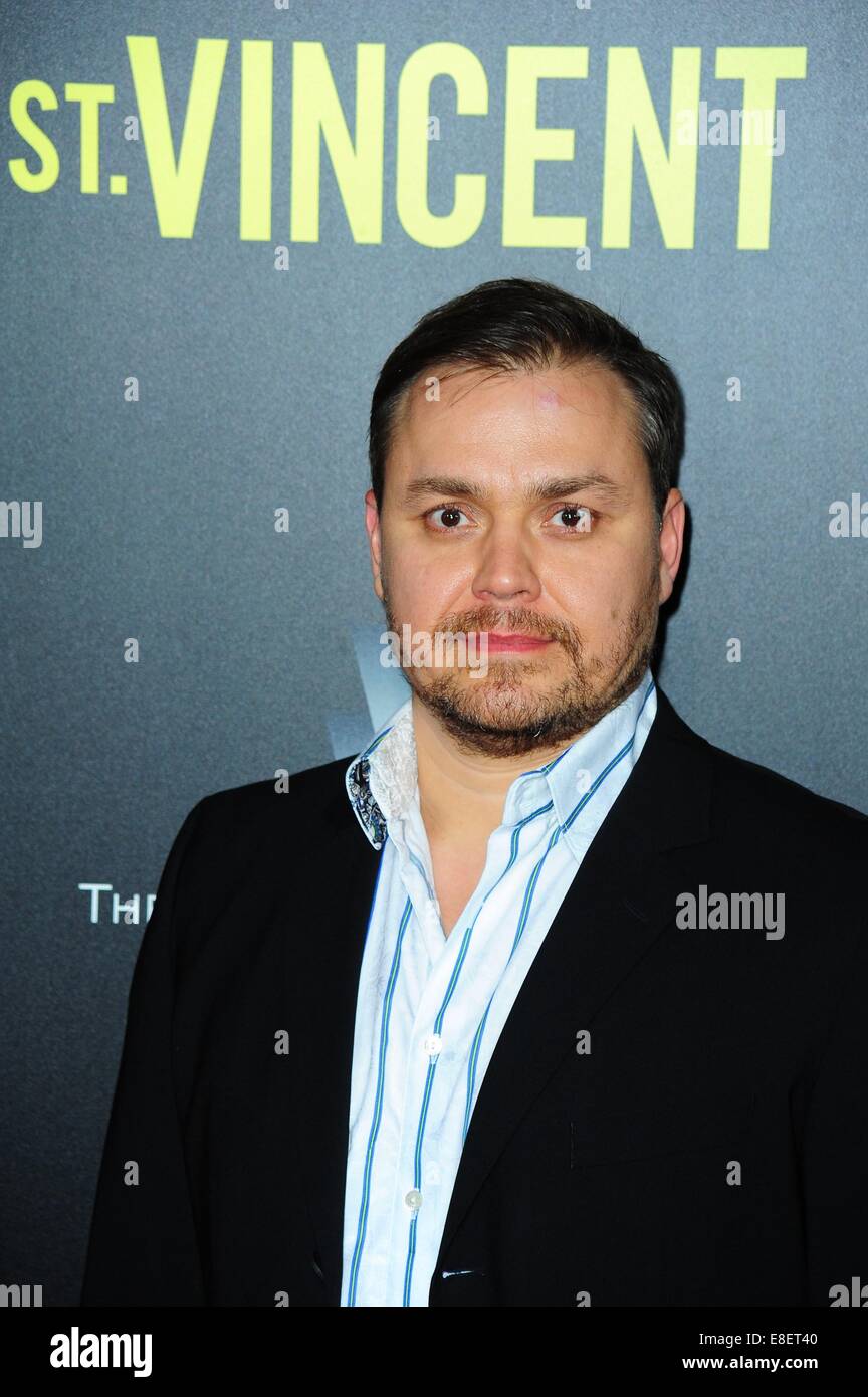New York, NY, USA. 6th Oct, 2014. Theodore Melfi at arrivals for ST ...