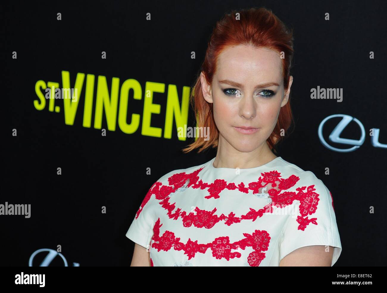 New York, NY, USA. 6th Oct, 2014. Jena Malone at arrivals for ST ...