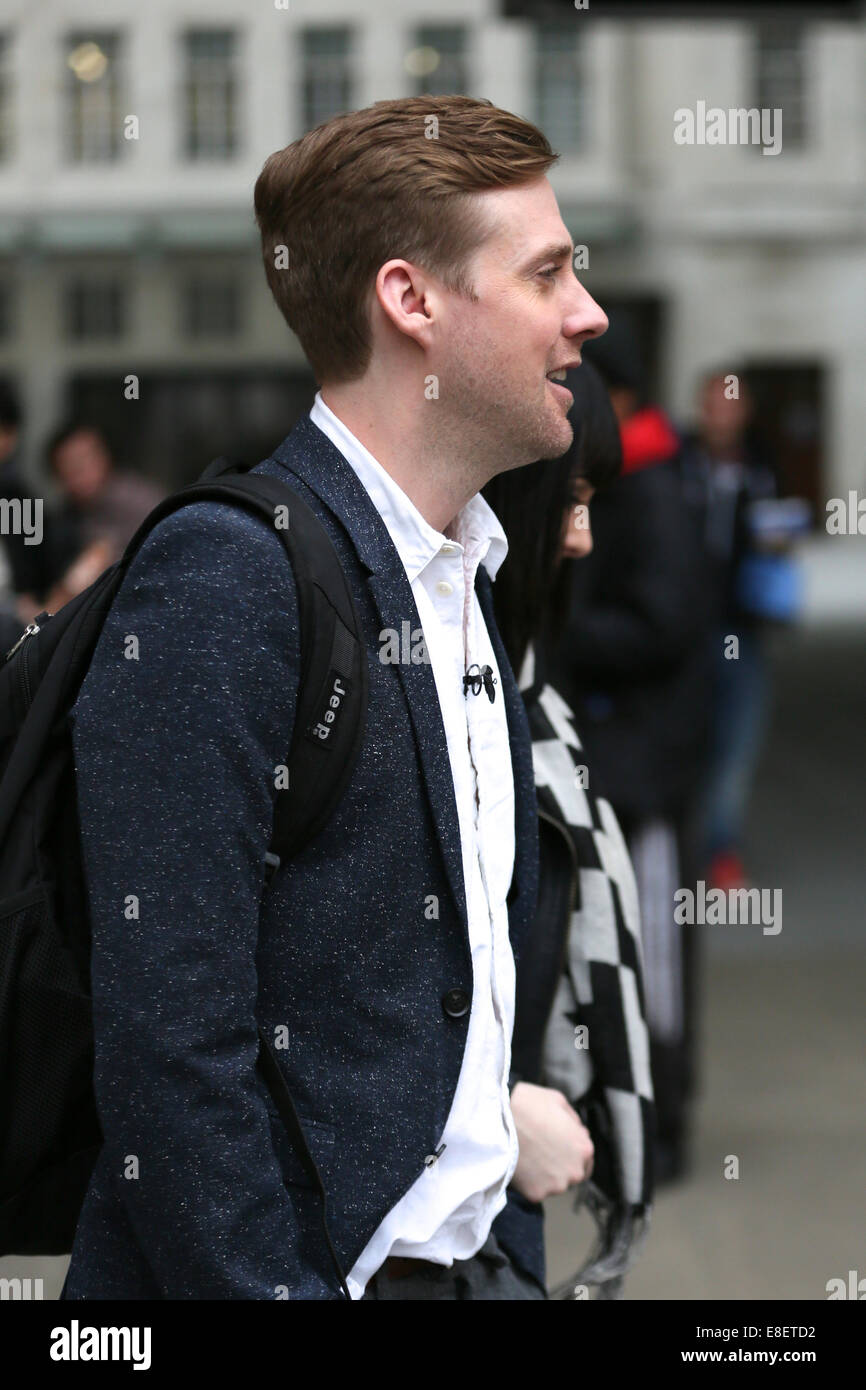 The Voice judges at BBC Radio 1 Featuring: Ricky Wilson Where: London ...