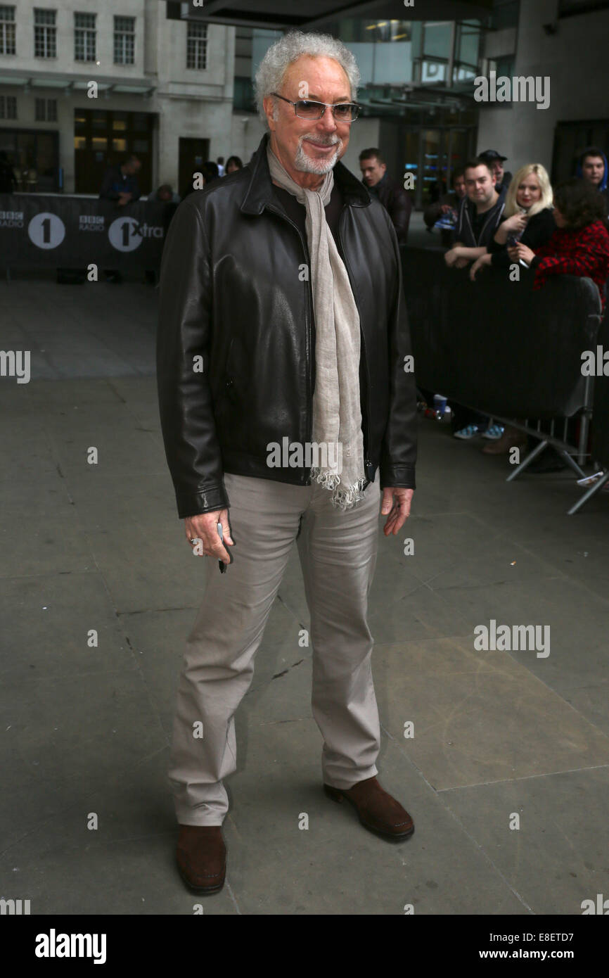 The Voice judges at BBC Radio 1 Featuring: Tom Jones Where: London ...