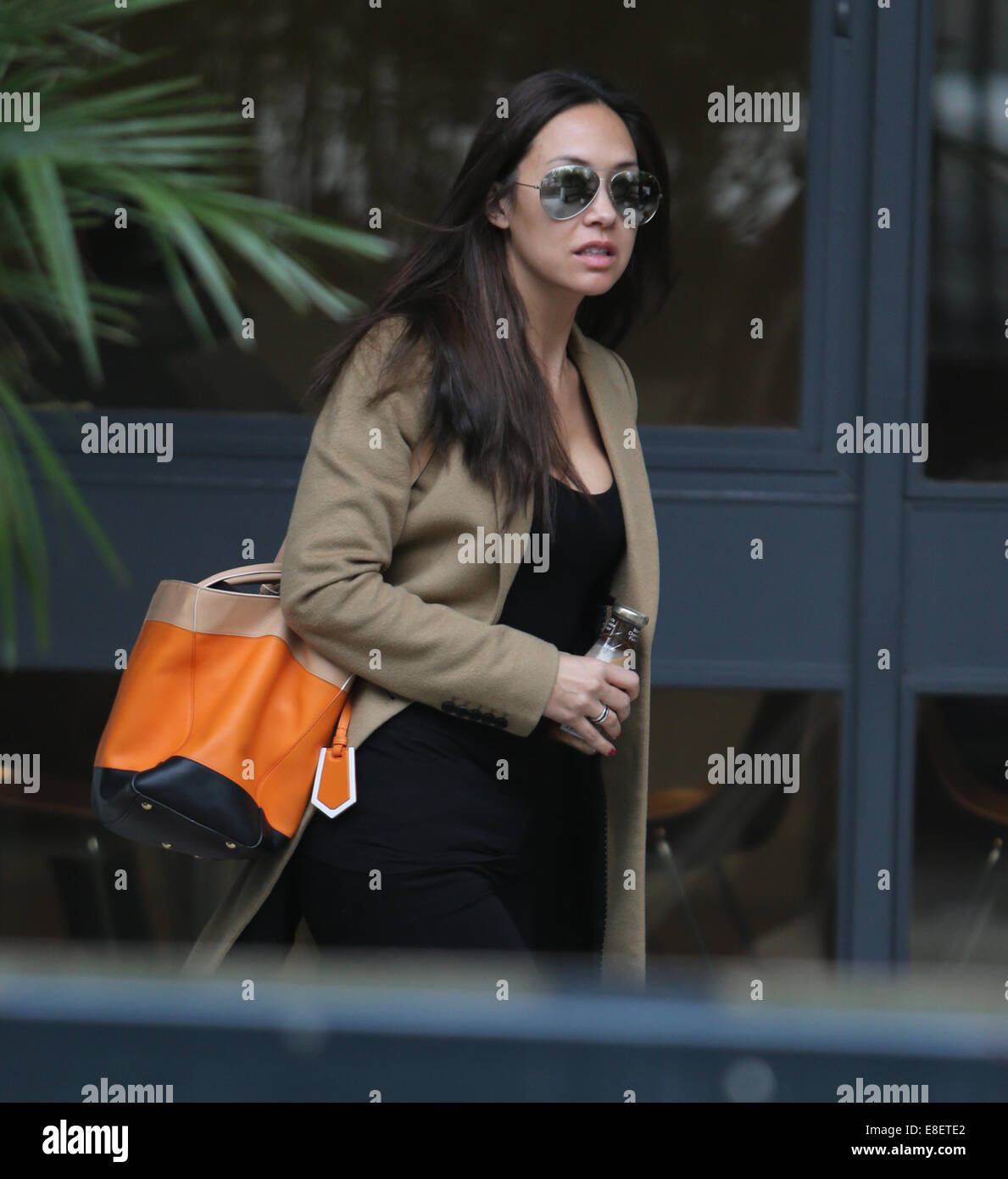 Myleene Klass outside the ITV studios Featuring: Myleen Klass Where ...