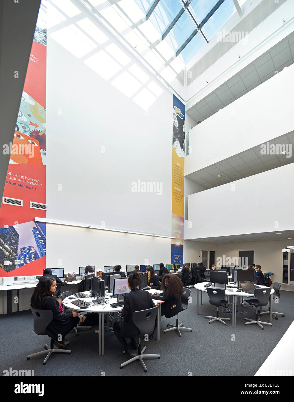 Oasis Academy Hadley, Enfield, United Kingdom. Architect: John McAslan ...