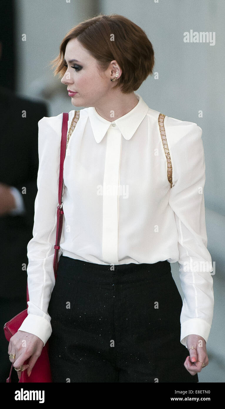 Hollywood, California, USA. 6th Oct, 2014. Scottish Actress Karen ...