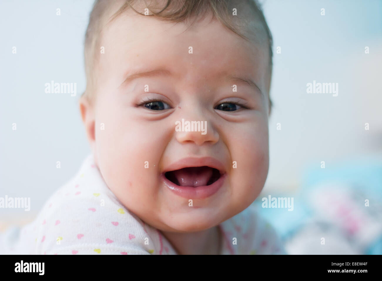 Unhappy crying baby close up portrait Stock Photo - Alamy