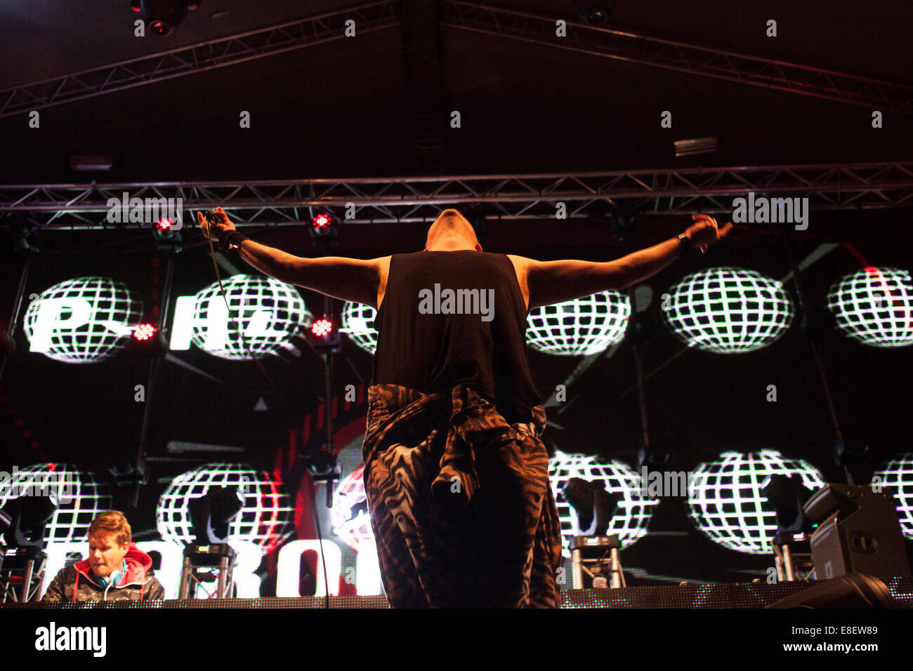 Jack Parow performs on the Red Bull stage at Rocking the Daisies, 2013 ...