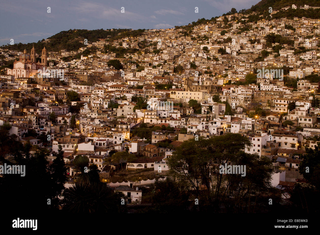 In the first morning light, Taxco, Guerrero, Mexico Stock Photo - Alamy