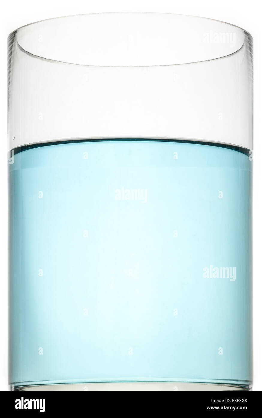 Pure glass of water isolated on white background. Fresh photograph ...