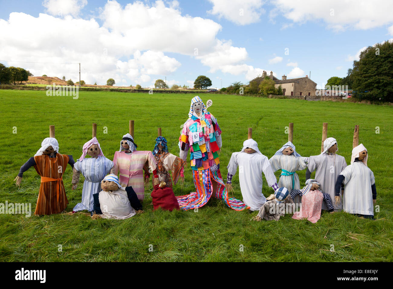 Joseph and the Amazing Technicolour Dreamcoat scarecrows at the Norland ...