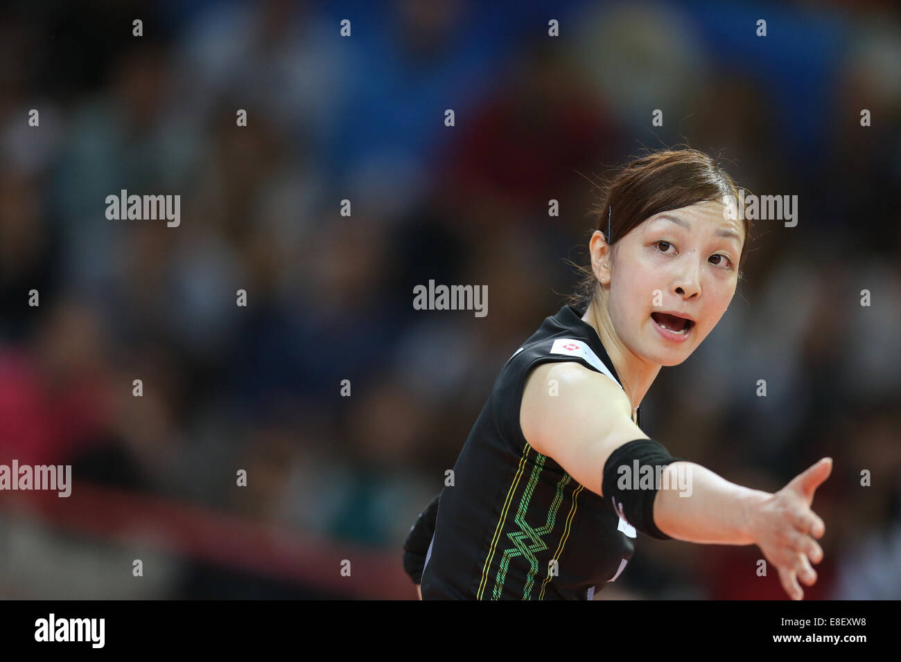 Arisa Sato (JPN), OCTOBER 4, 2014 - Volleyball : FIVB Volleyball Women ...