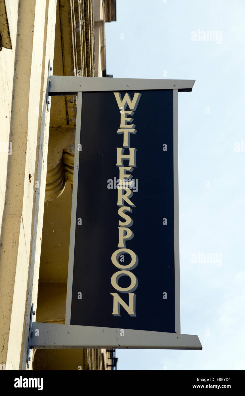 Weatherspoons pub sign, Gatekeeper Public House, Westgate Street ...