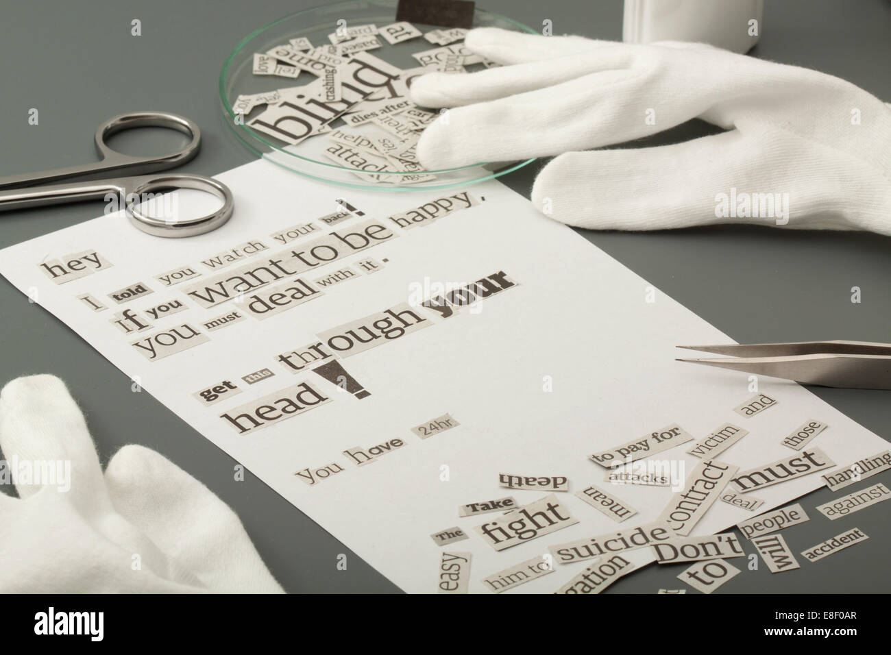 Anonymous letter hi-res stock photography and images - Alamy