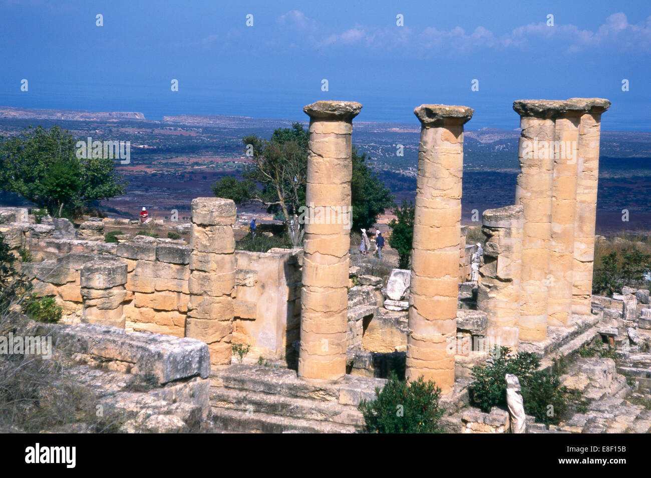 The Temple of Apollo, Cyrene, Libya, 6th century BC Stock Photo - Alamy