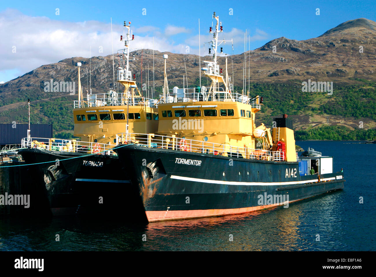 Boats, Kyle of Lochalsh, Highland, Scotland Stock Photo - Alamy