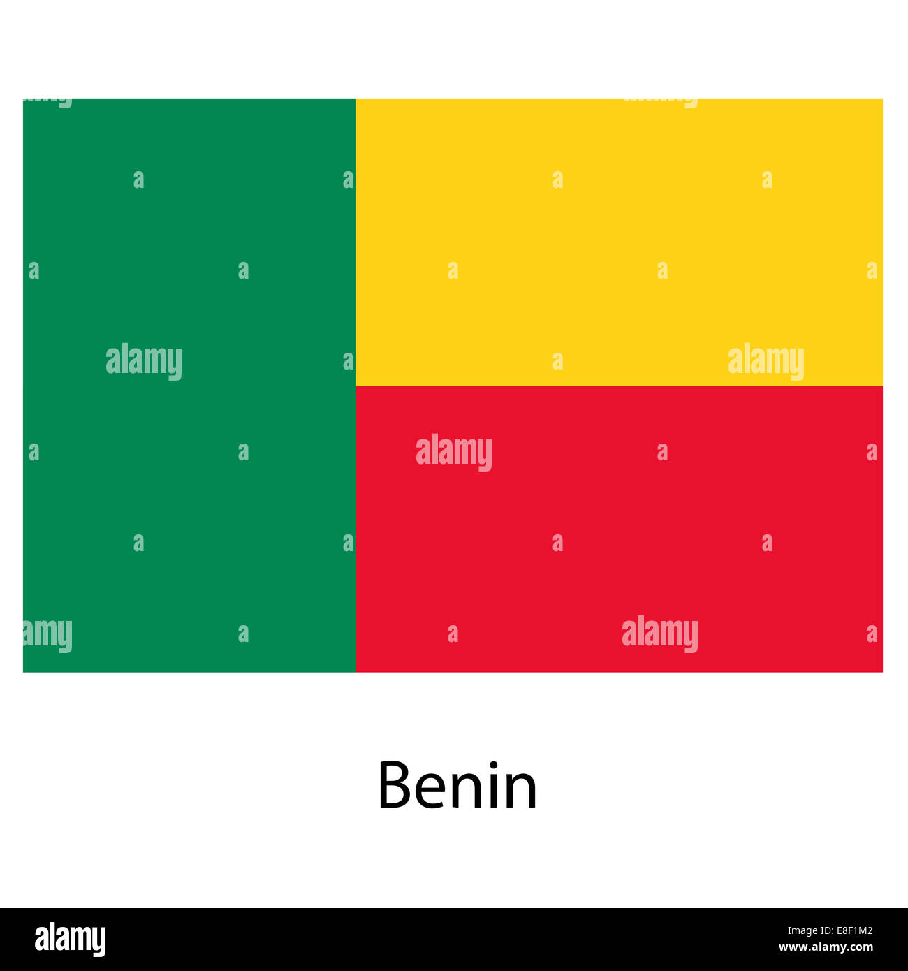 Editable benin flag vector hi-res stock photography and images - Alamy