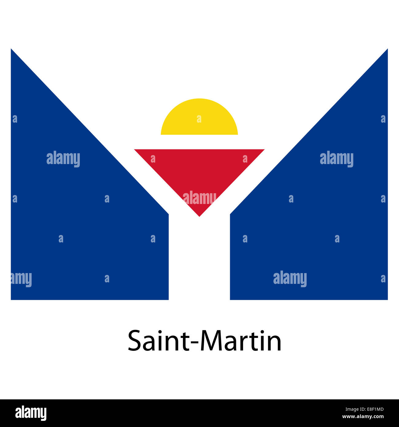 Flag of saint martin hi-res stock photography and images - Alamy
