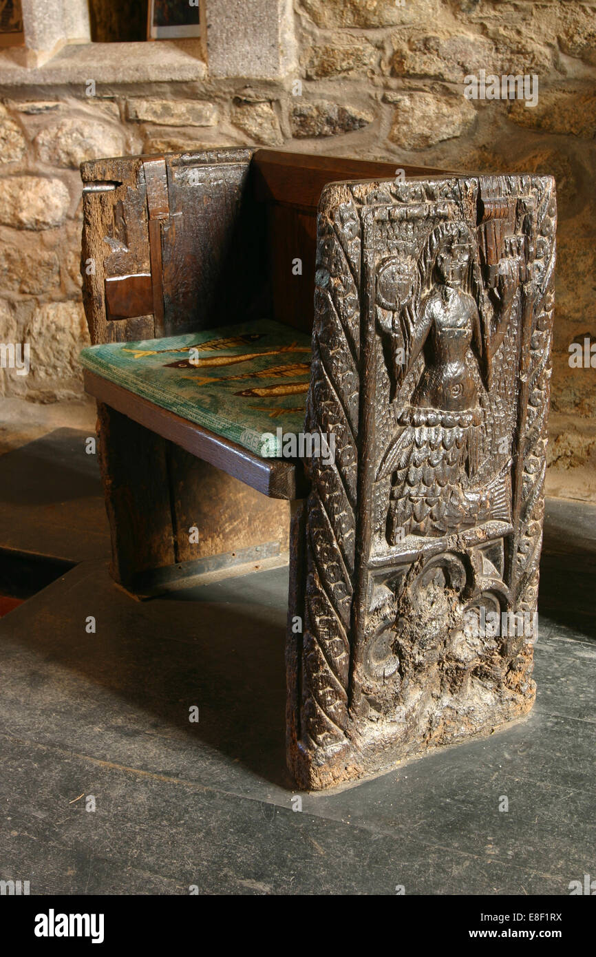 Mermaid Chair, Zennor, Cornwall Stock Photo - Alamy