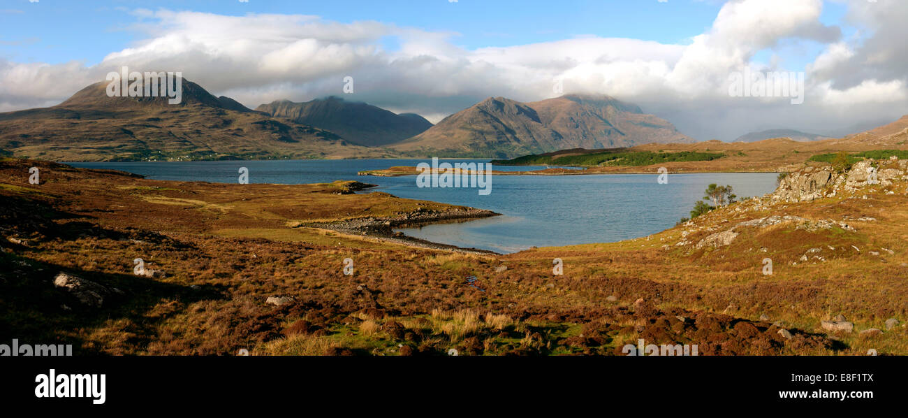 Loch Torridon and the Torridon Hills, Highland, Scotland Stock Photo ...