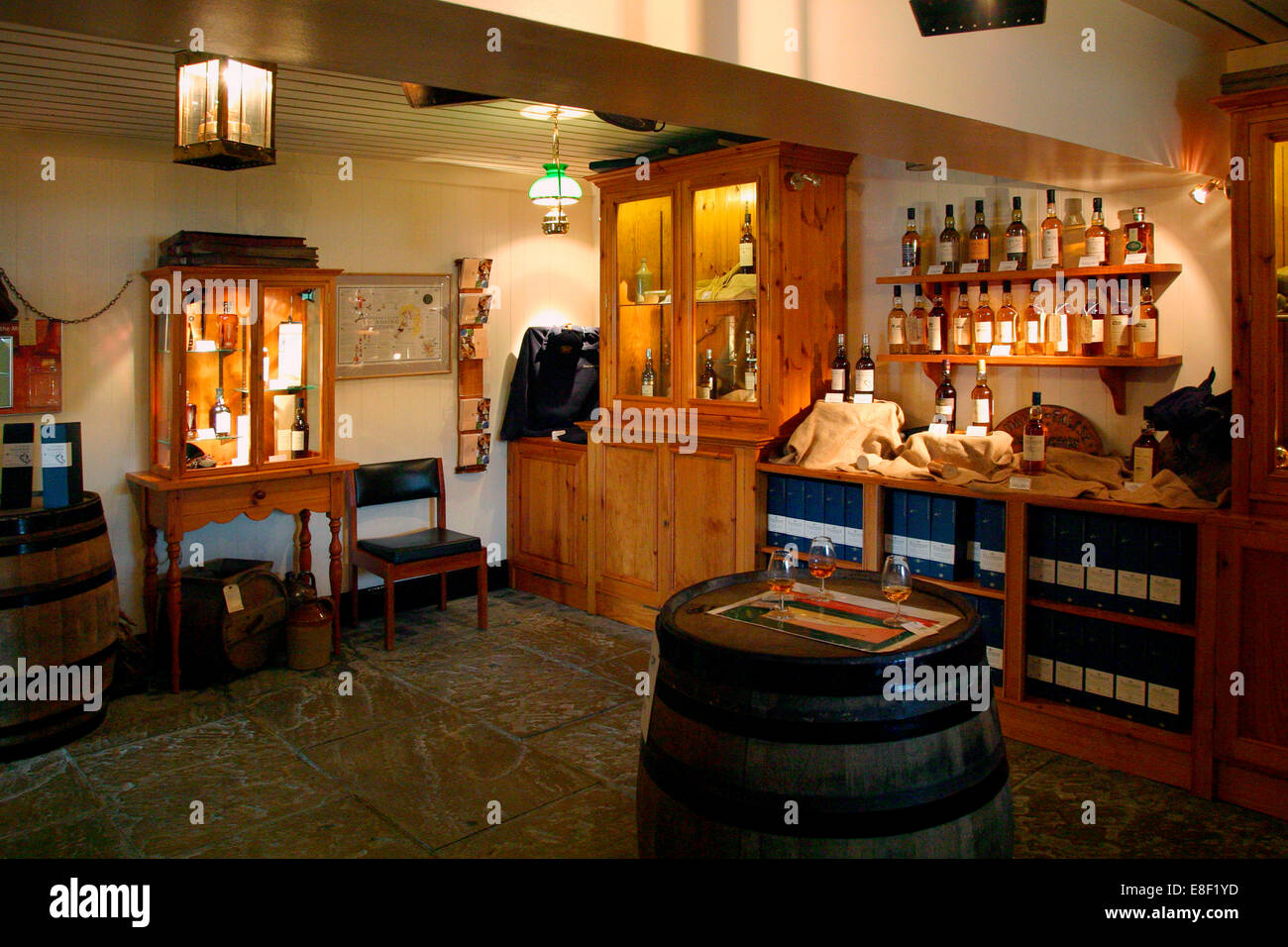 Talisker Distillery Shop, Isle of Skye, Highland, Scotland Stock Photo ...