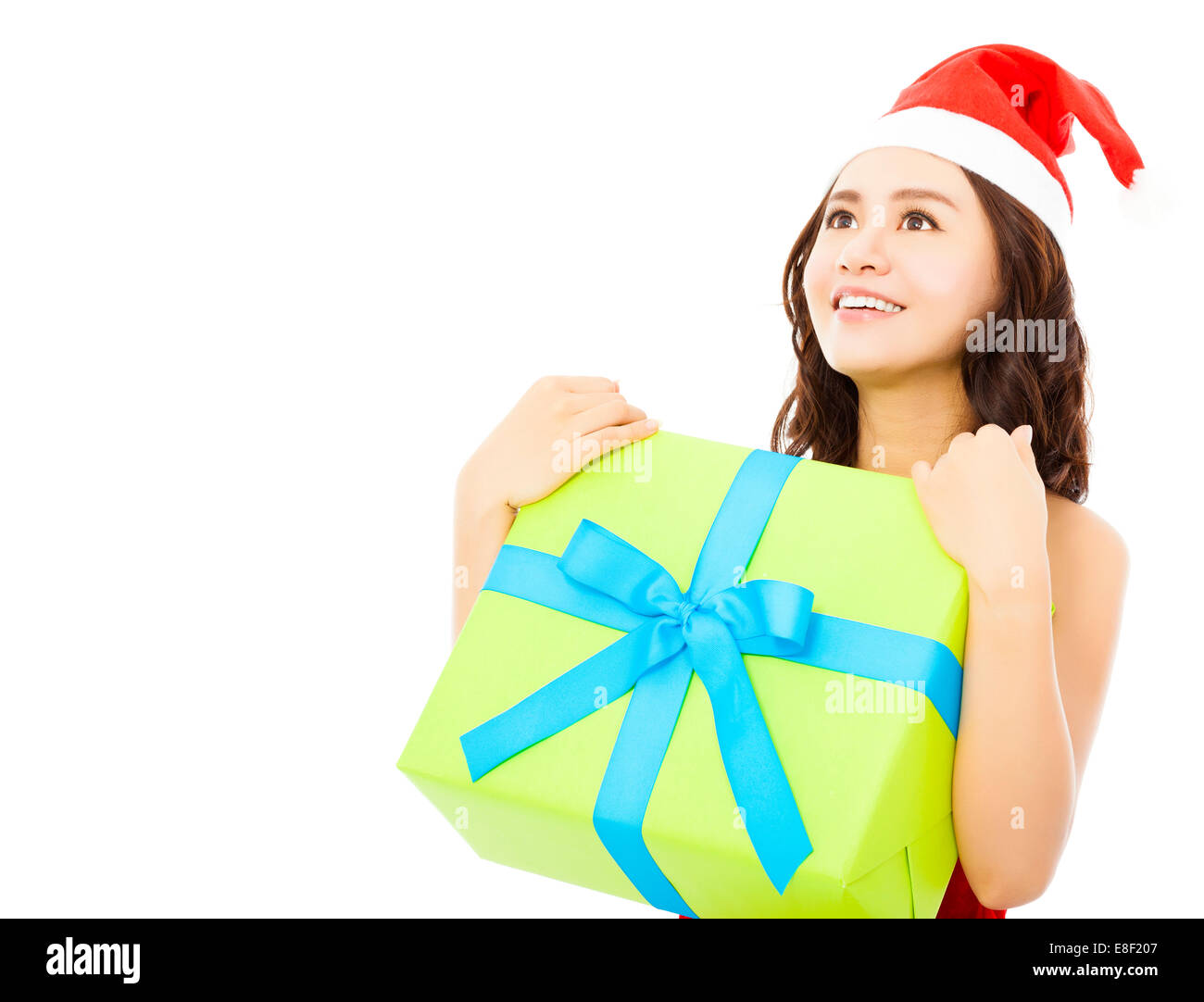 Woman smiling face forward Cut Out Stock Images & Pictures - Alamy