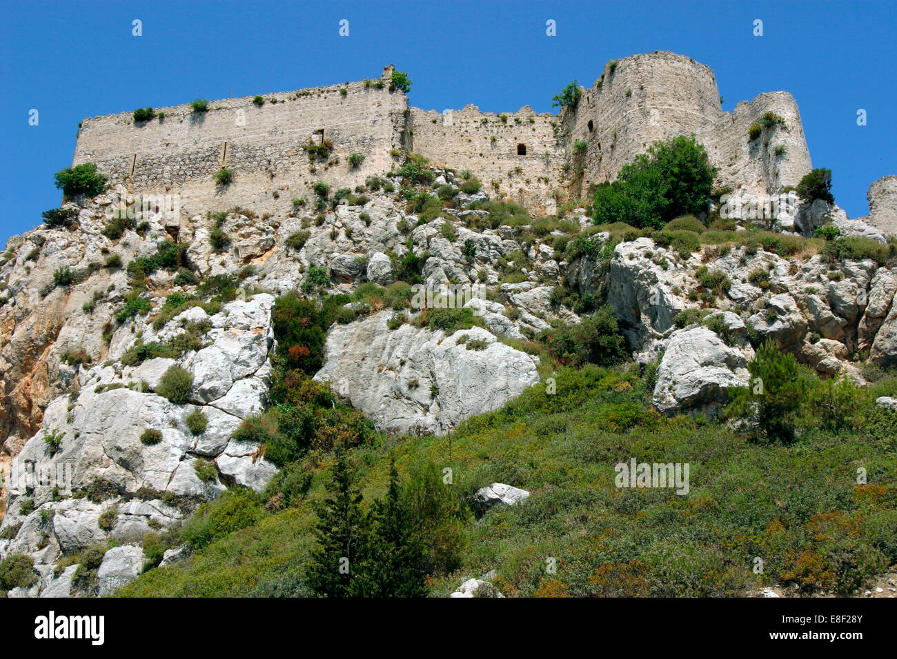 Kantara Castle, North Cyprus Stock Photo - Alamy