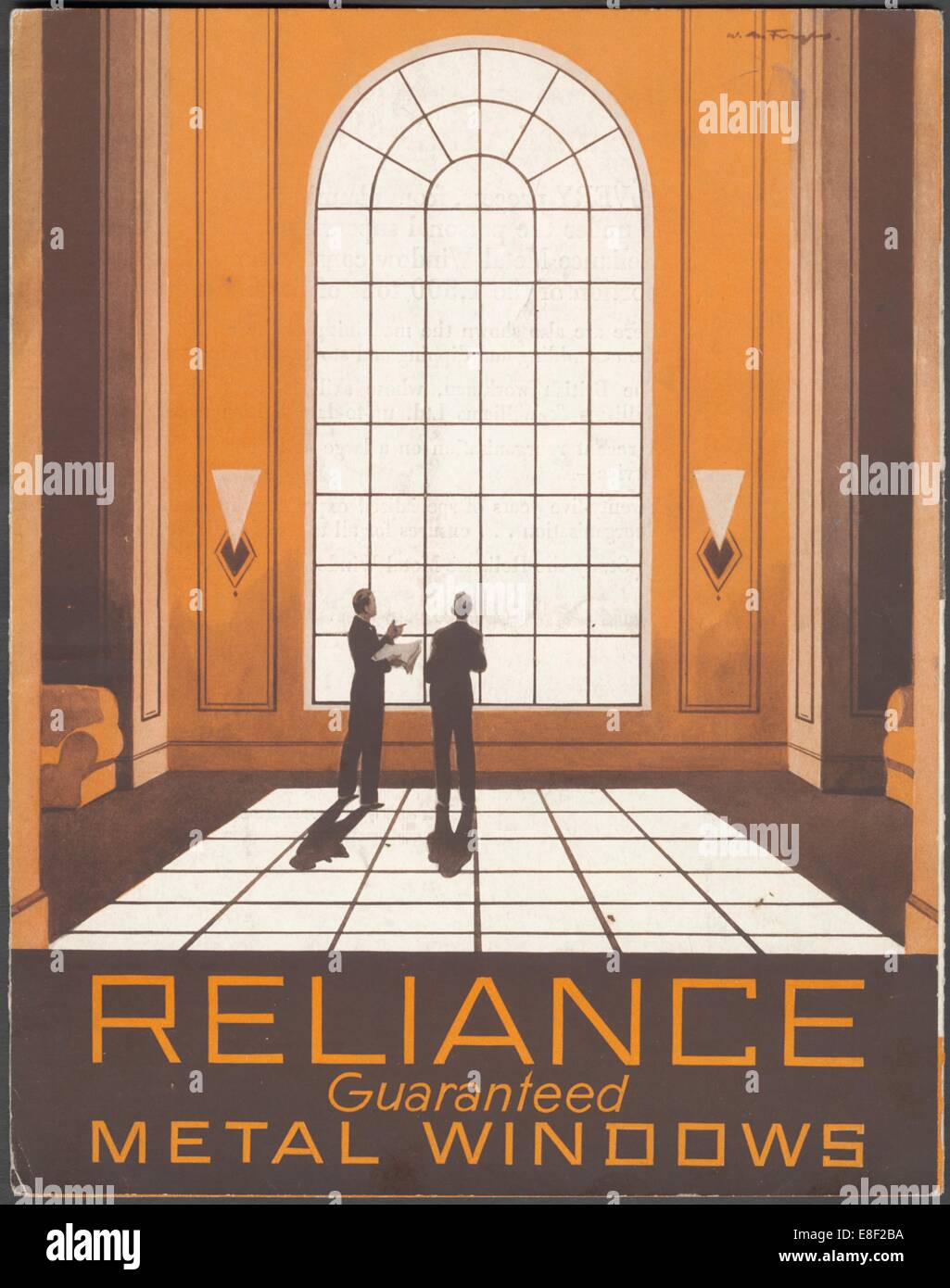 Reliance Metal Windows, 1920s Stock Photo - Alamy