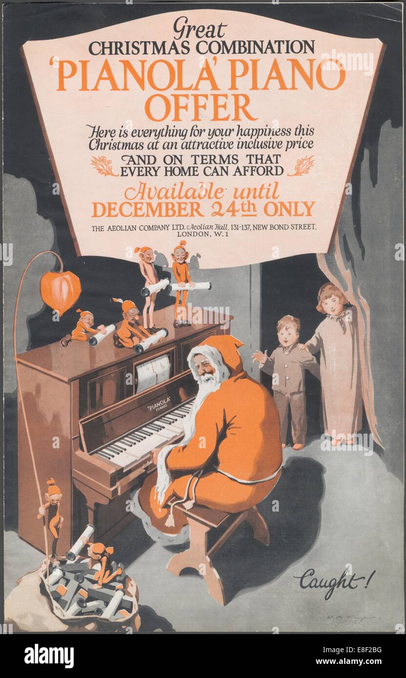 1920s christmas advertising hi-res stock photography and images - Alamy