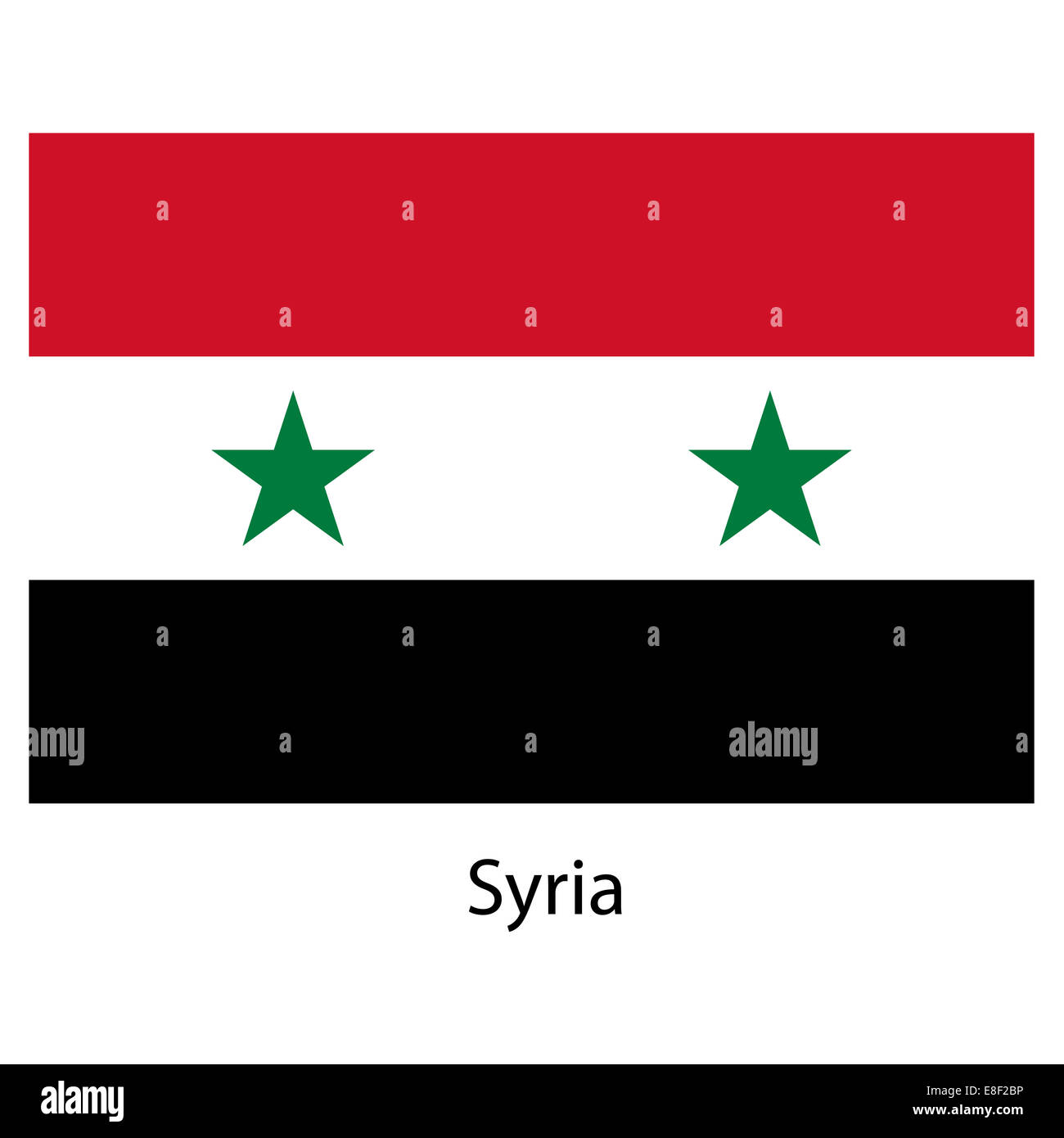 Flag of the country syria. Vector illustration Stock Photo - Alamy