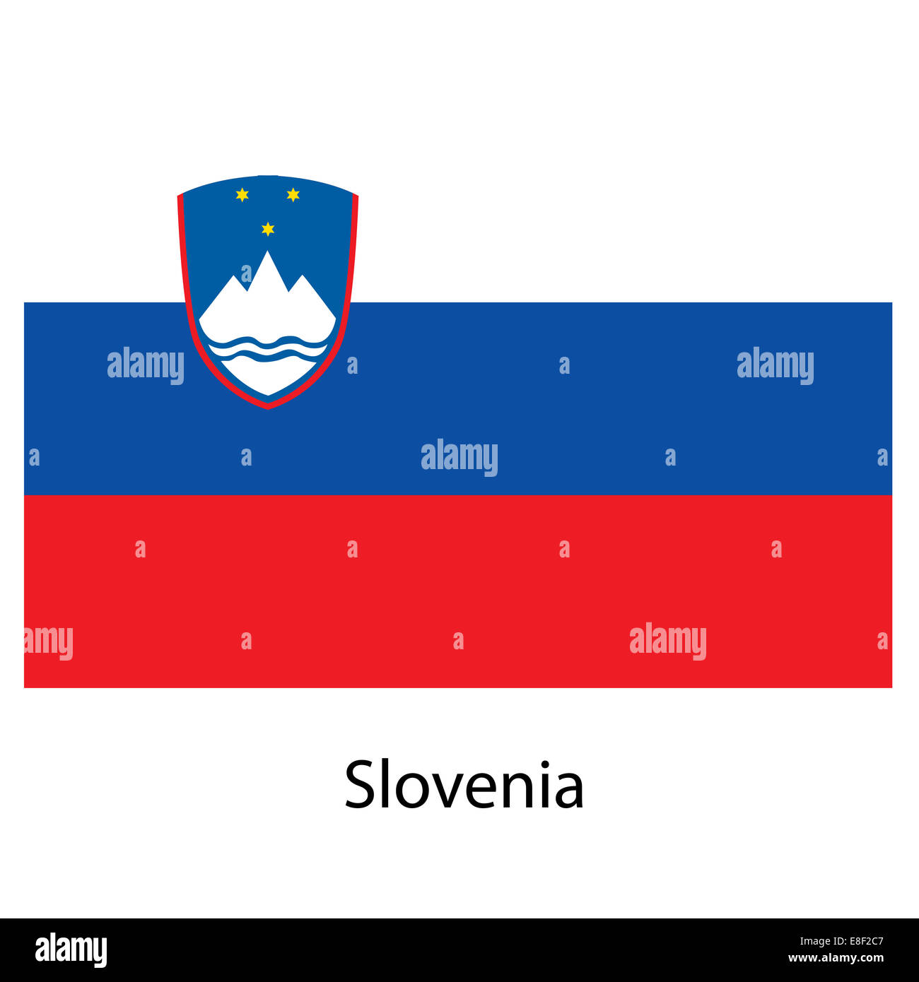 Editable slovenia flag vector hi-res stock photography and images - Alamy