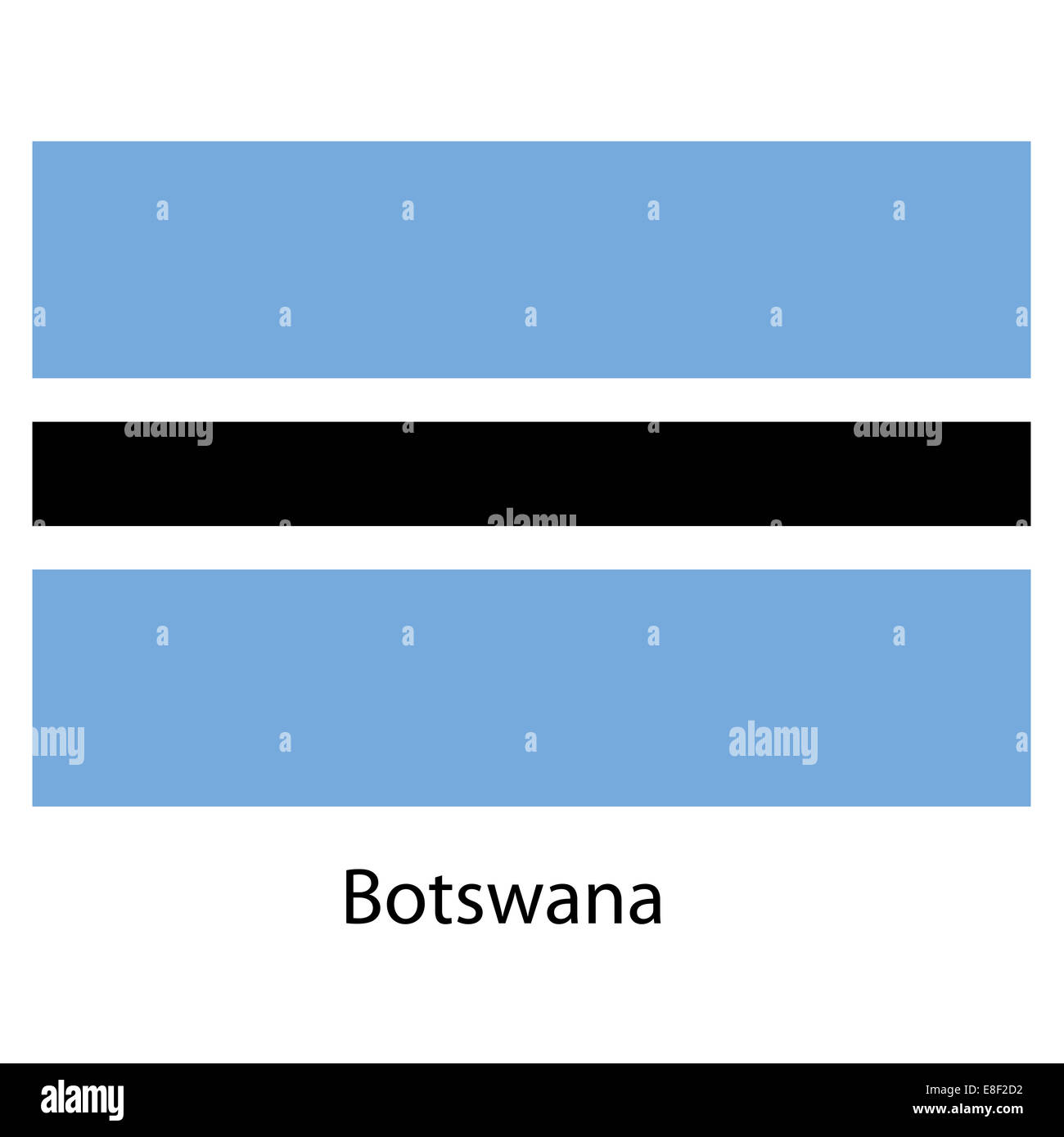 Editable vector botswana country flag hi-res stock photography and ...