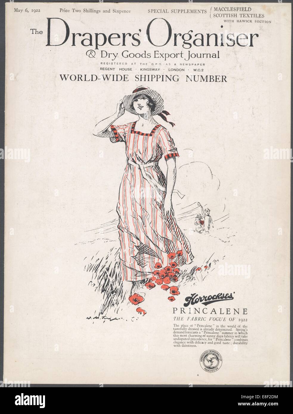 Draper's Organiser Magazine, 1922. Artist: Wilfred Fryer Stock Photo ...