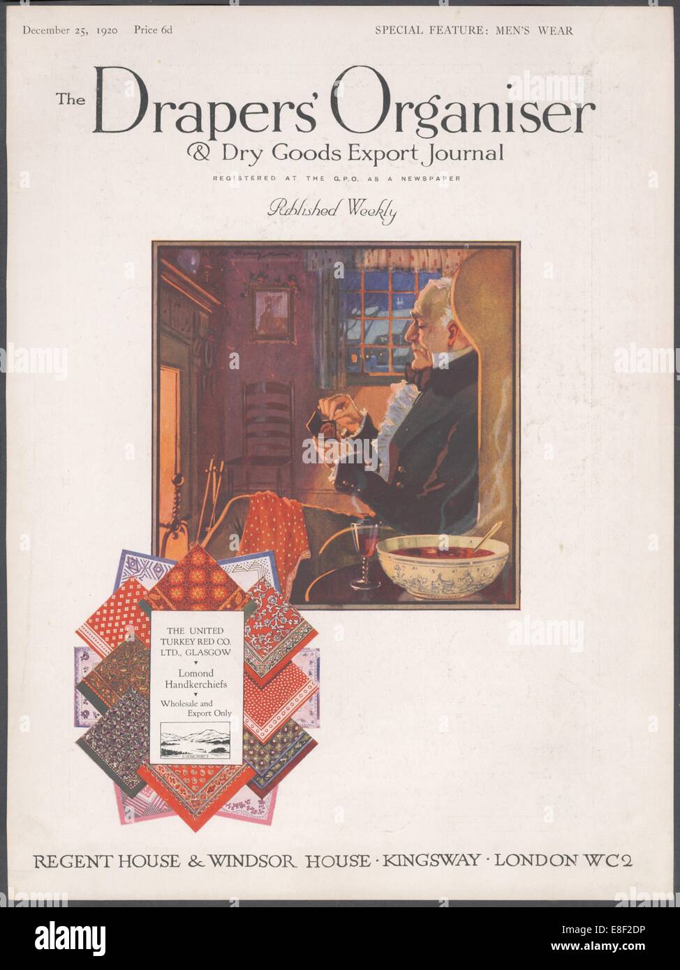 Draper's Organiser Magazine, 1920. Artist: Wilfred Fryer Stock Photo ...