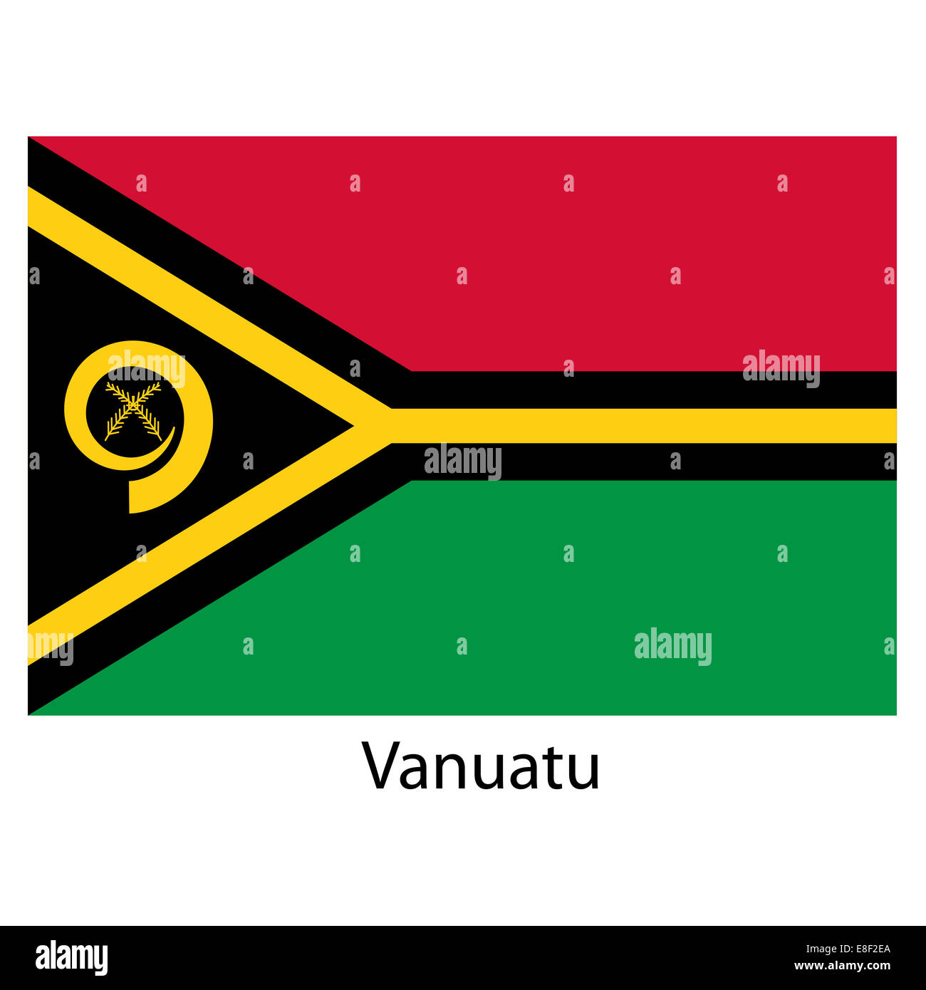 Editable vanuatu flag vector hi-res stock photography and images - Alamy