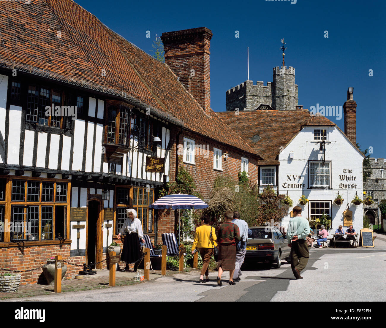 Village square, Chilham, Kent Stock Photo, Royalty Free Image: 74090009 ...