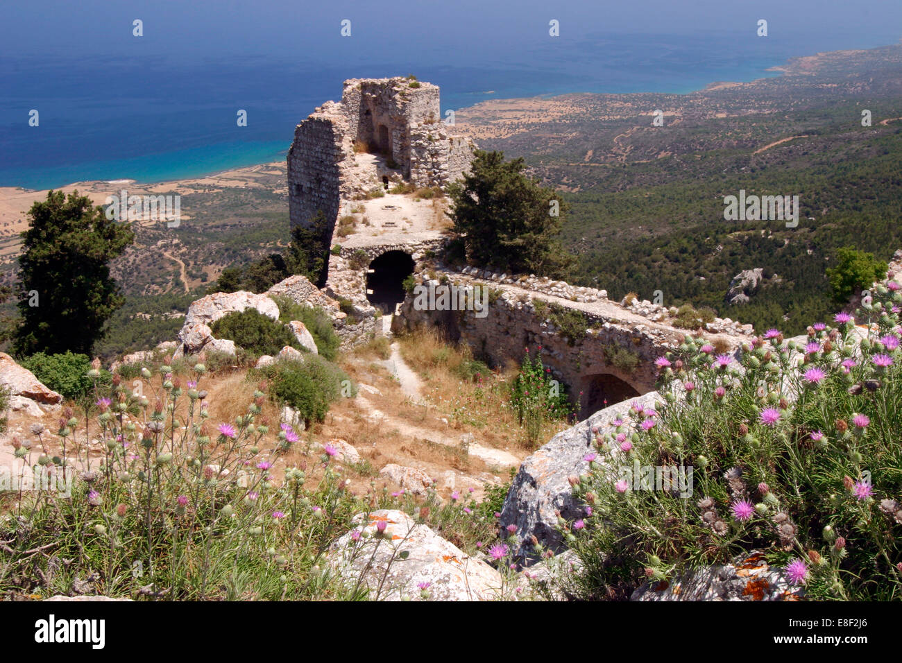 Kantara Castle, North Cyprus Stock Photo - Alamy