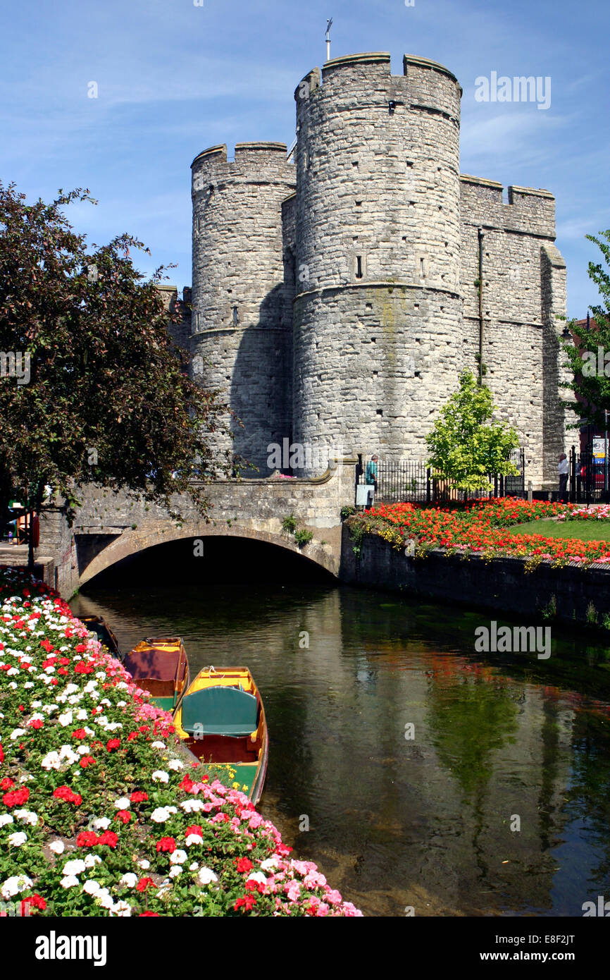 West Gate Towers, Canterbury, Kent Stock Photo - Alamy
