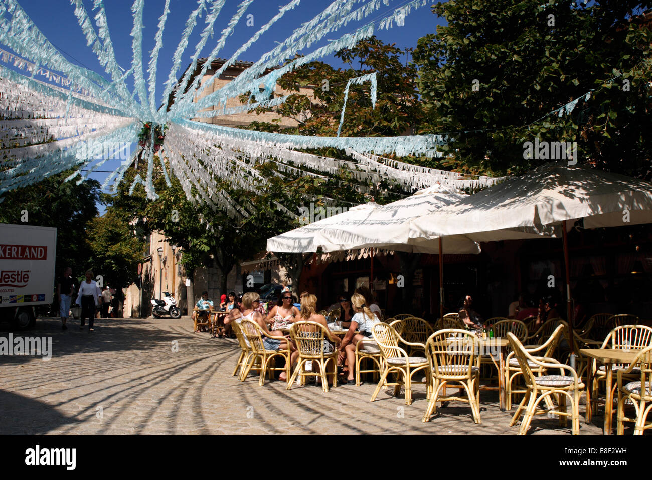 Cafe, Valldemossa, Mallorca, Spain Stock Photo - Alamy