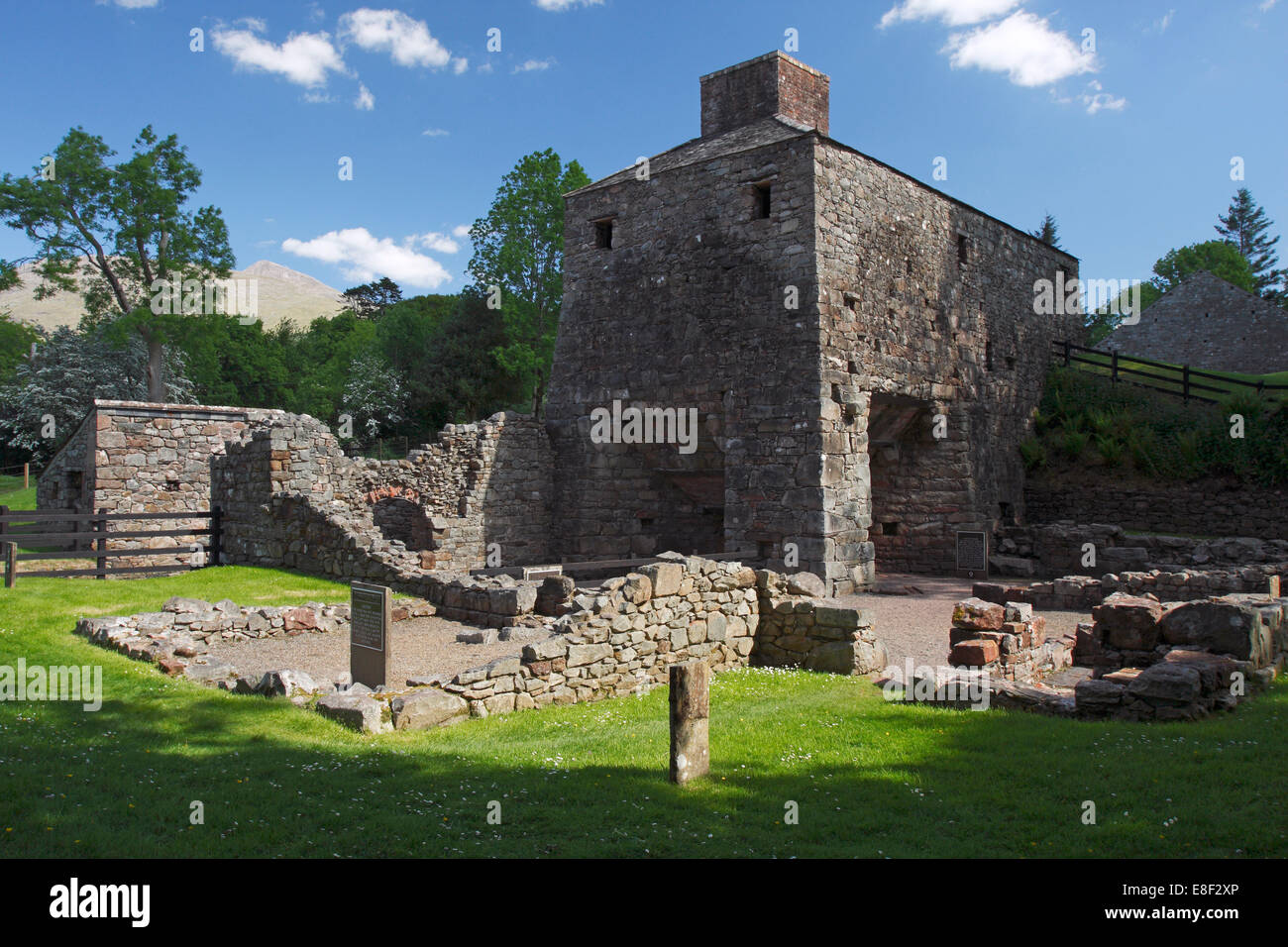 Bonawe Iron Furnace, Taynuilt, Argyll and Bute, Scotland Stock Photo ...