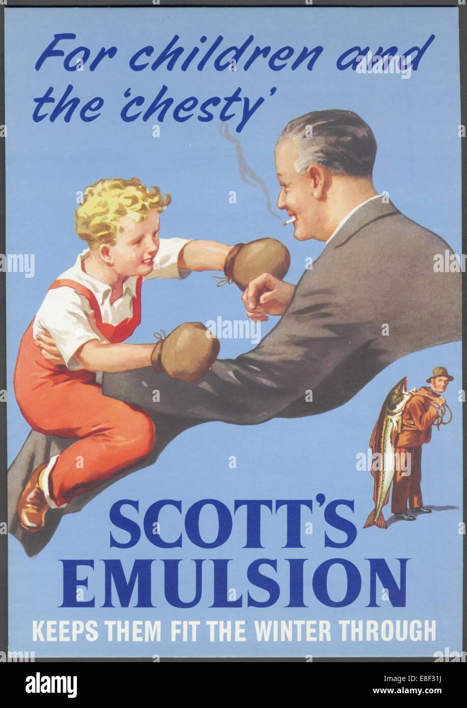 Scott's Emulsion, 1930s. Artist: Wilfred Fryer Stock Photo - Alamy