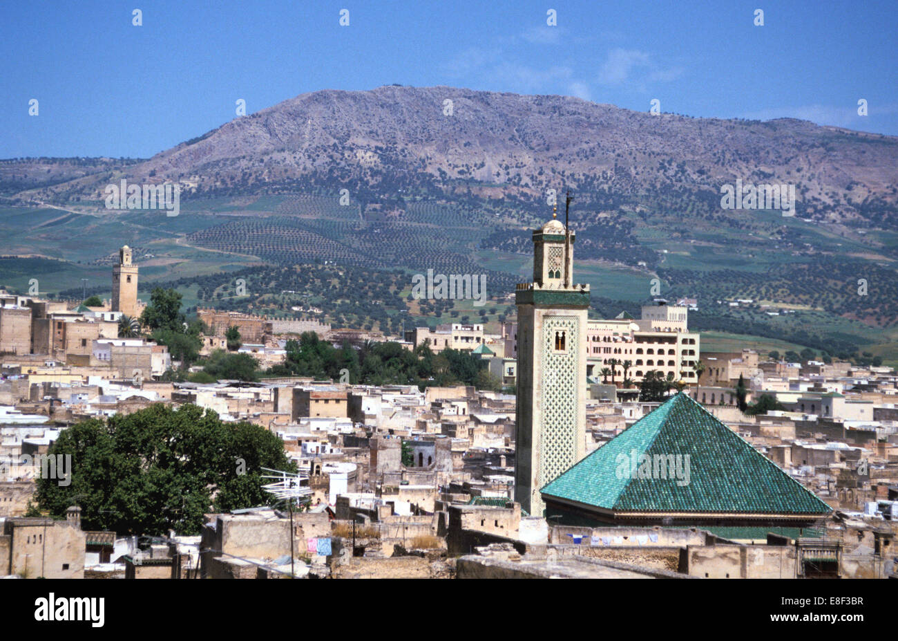 Zaouia Moulay Idriss, Fez, Morocco Stock Photo - Alamy