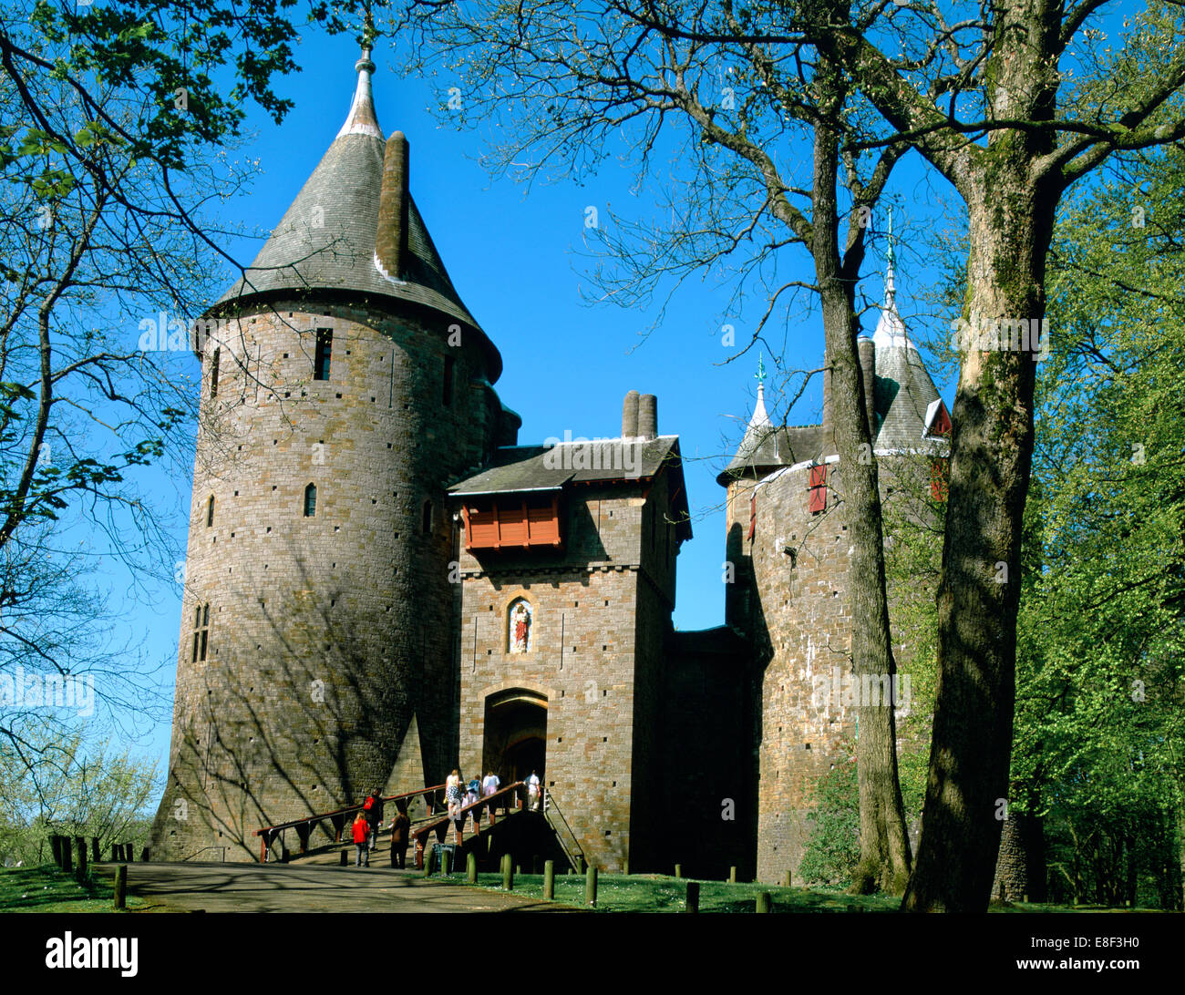 Castell Coch, Tongwynlais, near Cardiff, Wales Stock Photo - Alamy