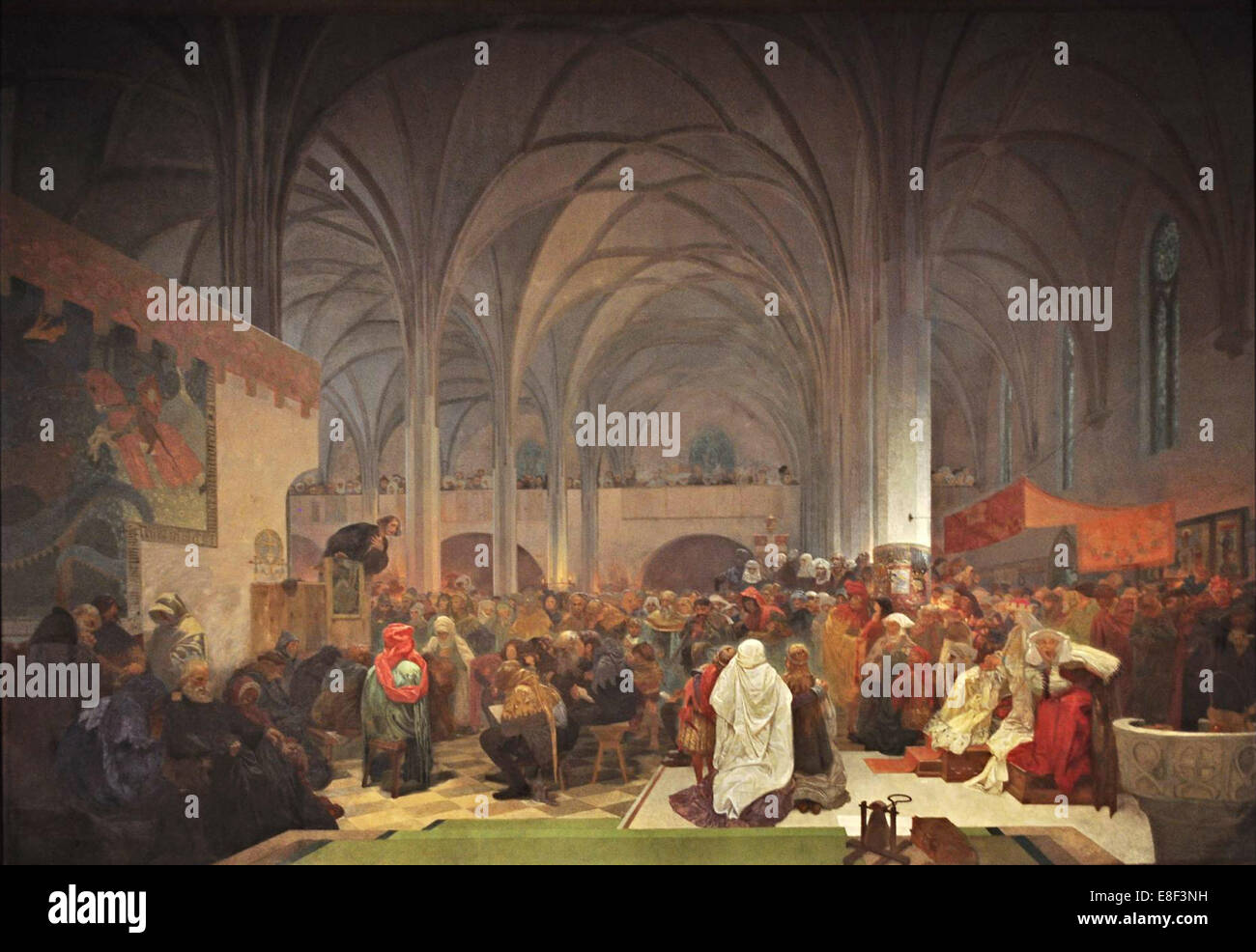 Master Jan Hus Preaching At The Bethlehem Chapel