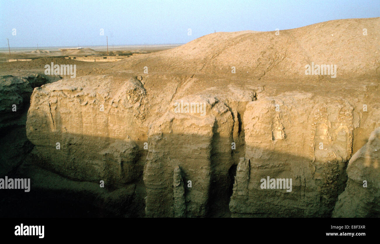 Flood pits, Ur, Iraq, 1977 Stock Photo - Alamy