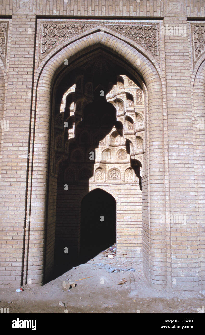 Arch in sunlight, Abbasid Palace, Baghdad, Iraq, 1977 Stock Photo - Alamy