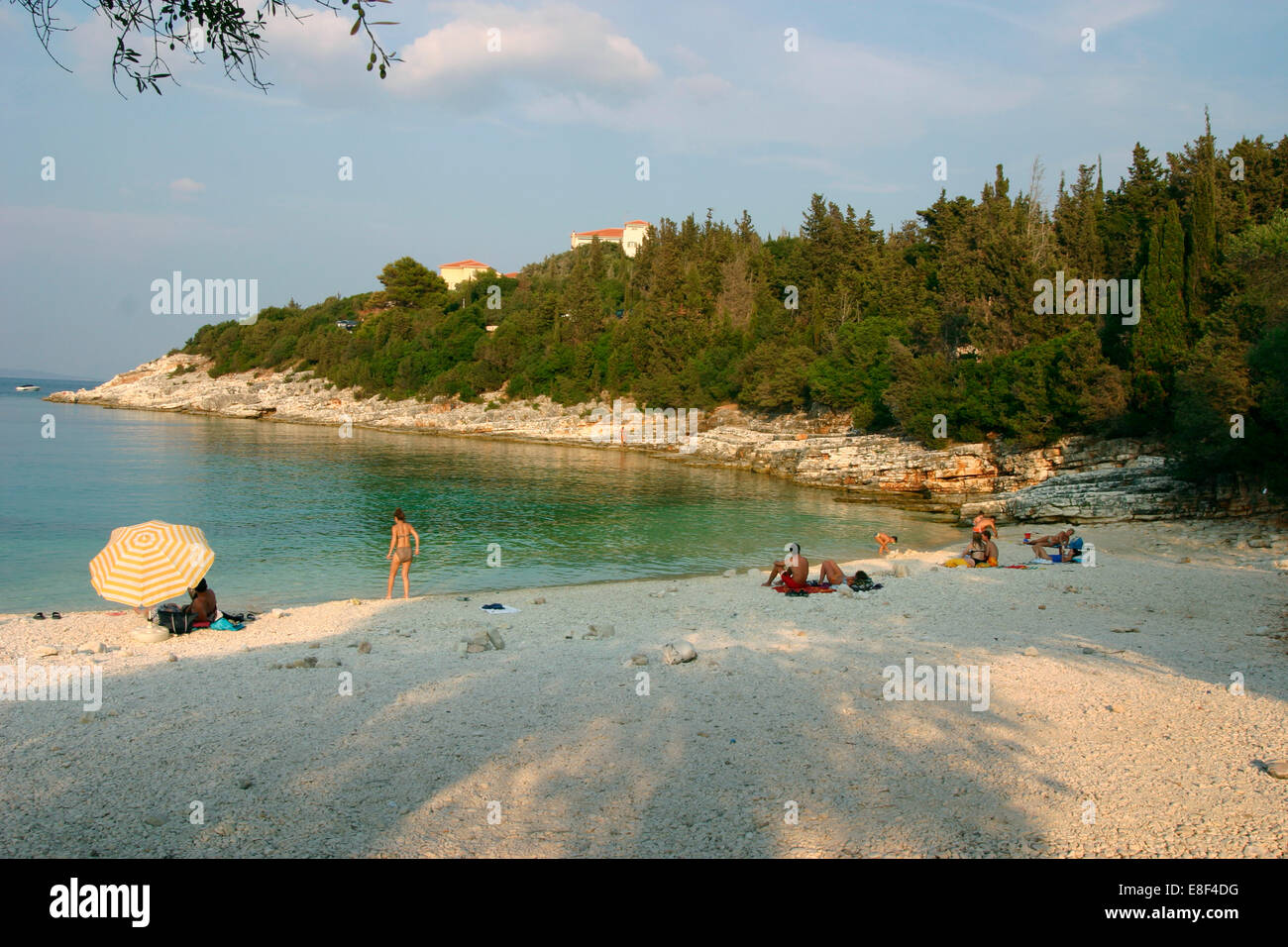 Dafnoudi Beach near Fiscardo, Kefalonia, Greece Stock Photo - Alamy