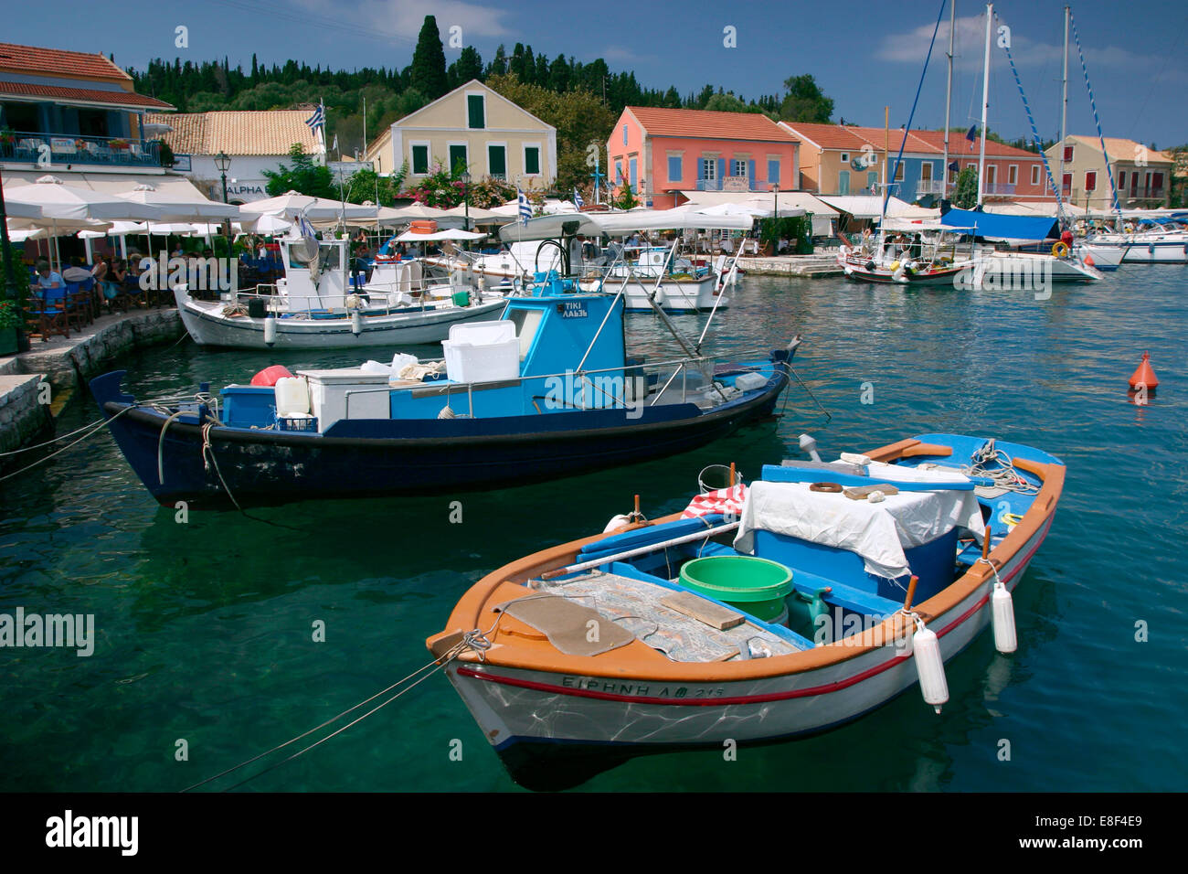 Fiskardo harbour, Kefalonia, Greece Stock Photo - Alamy