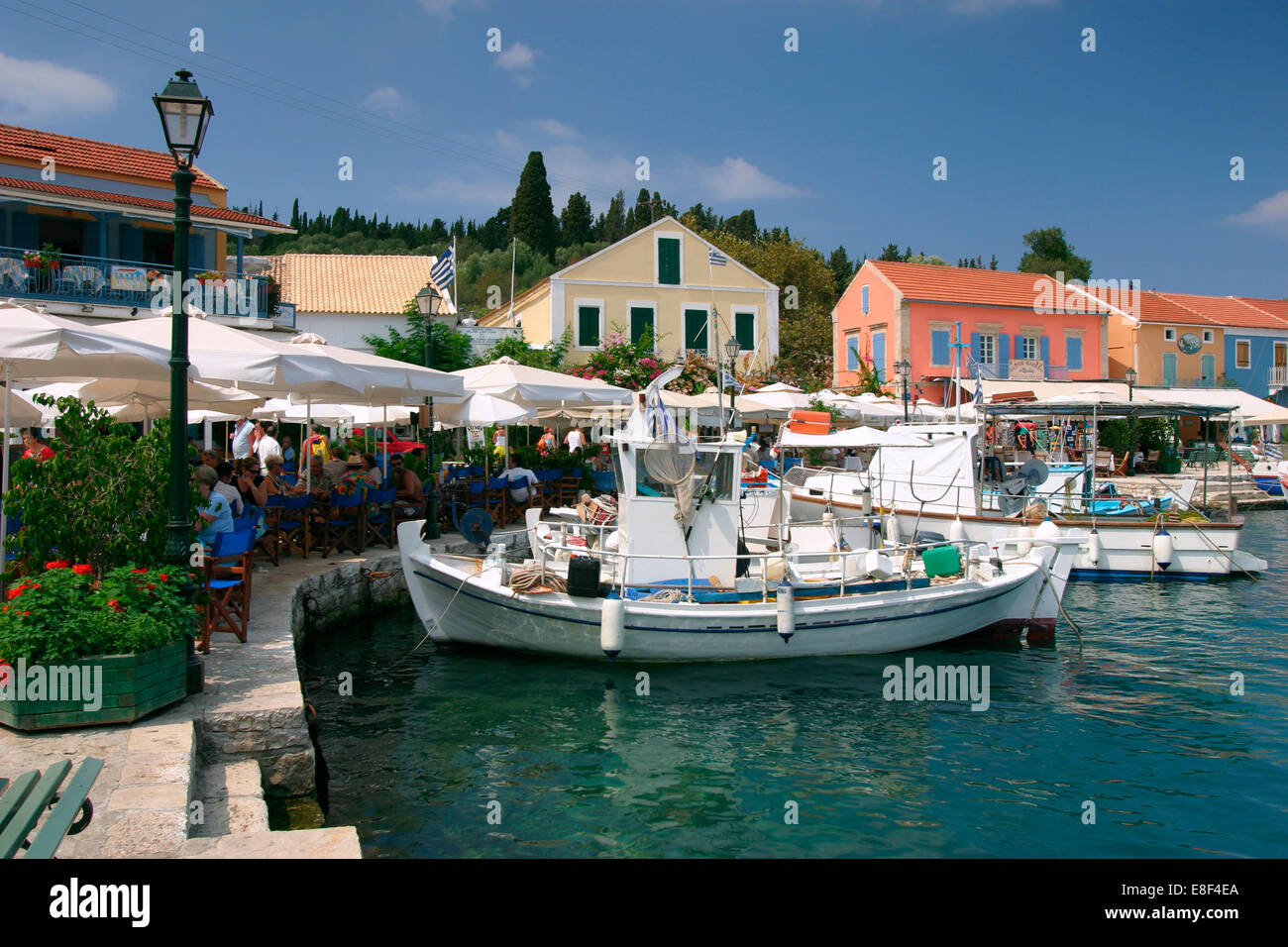 Fiskardo harbour, Kefalonia, Greece Stock Photo - Alamy