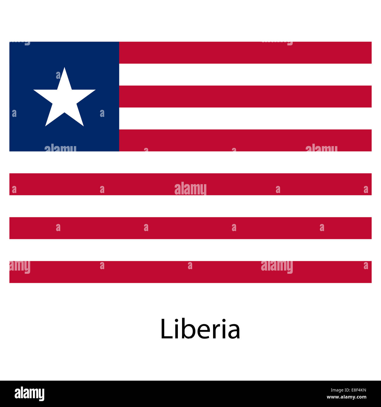 Editable vector liberia country flag Cut Out Stock Images & Pictures ...