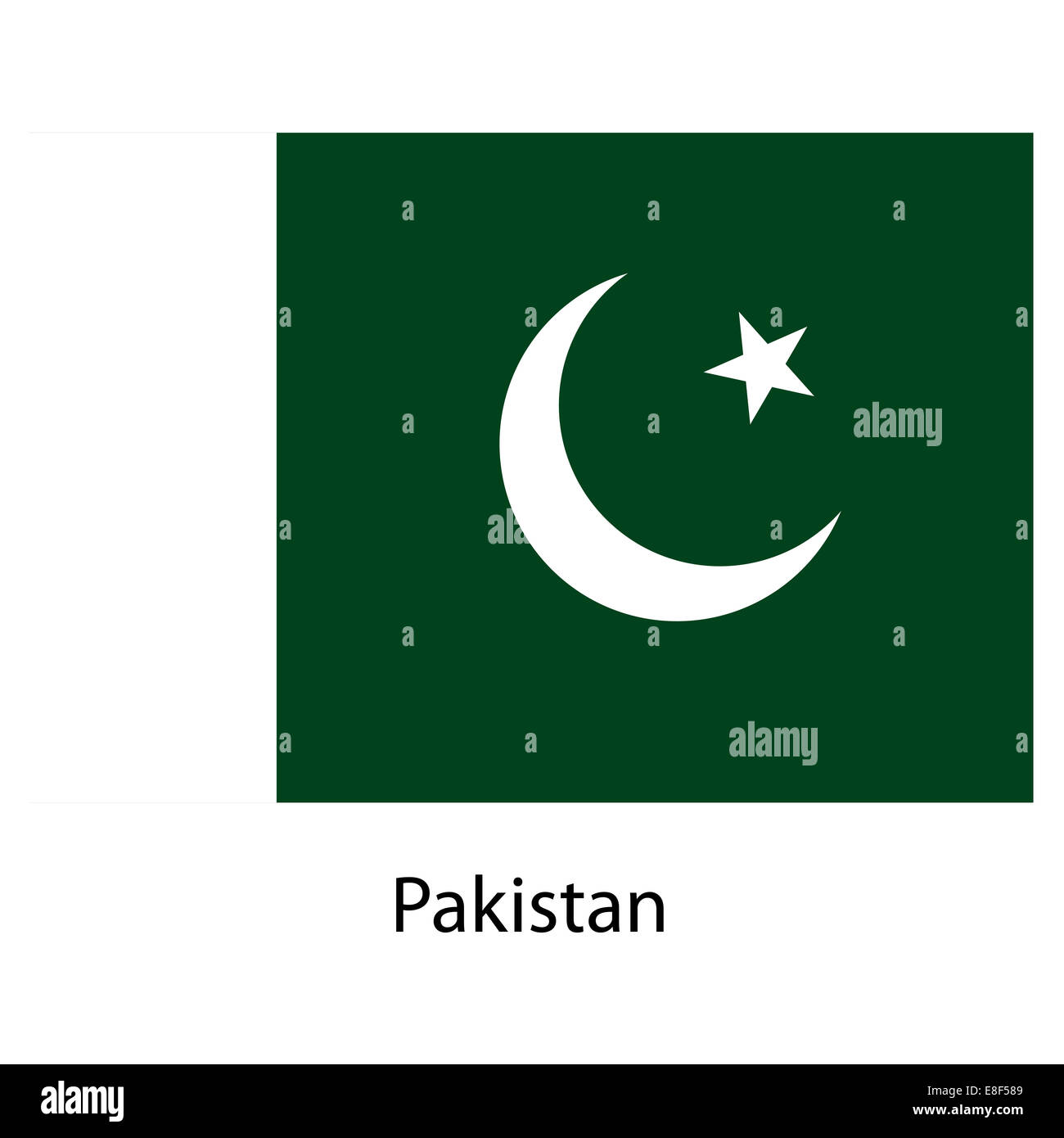 Editable pakistan flag vector hi-res stock photography and images - Alamy